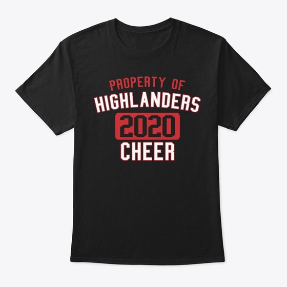 Property Of Highlanders Cheer Black Products