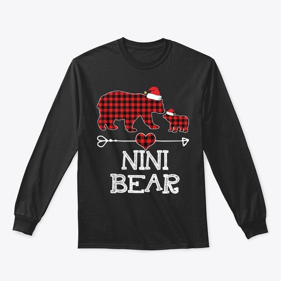 Nini Bear Christmas Pajama Red Plaid Buf Products | Spring