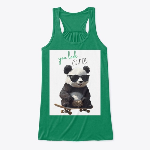 for-sure - - “You Look Cute” Panda Tank