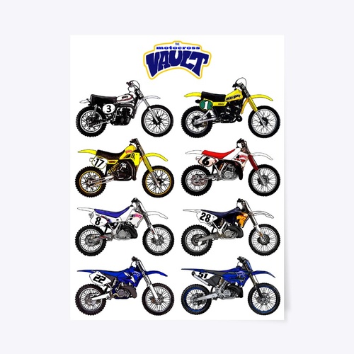 The Motocross Vault - Wall Art
