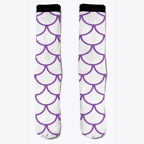 Mermaid Fish Scales Pattern Purple Products