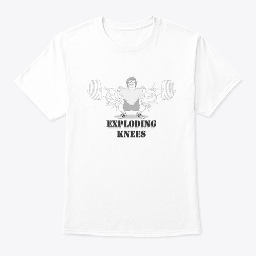 Clarebear Merch - Exploding Knees T-Shirt