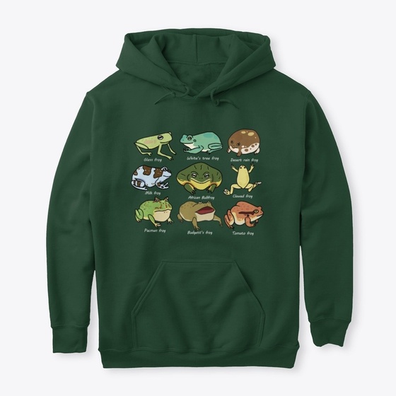 Different Frog Species Products from Frog.Page.Merch