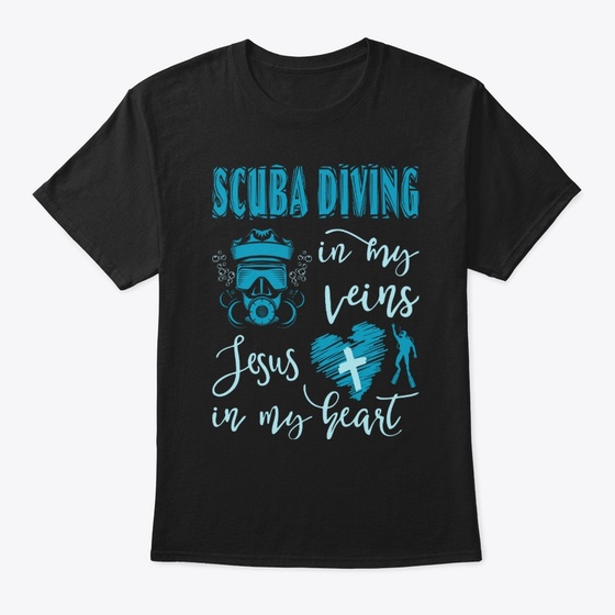 Scuba Diving In Veins Jesus In Heart Products