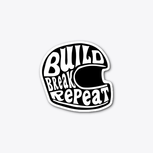 Build Break Repeat - Stickers