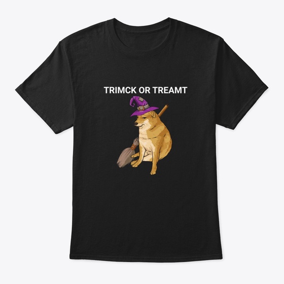 Cheems Dog Meme Trimck Or Treamt Hallowe Products | Spring