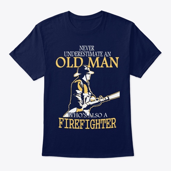 Firefighter Old Man Front Products