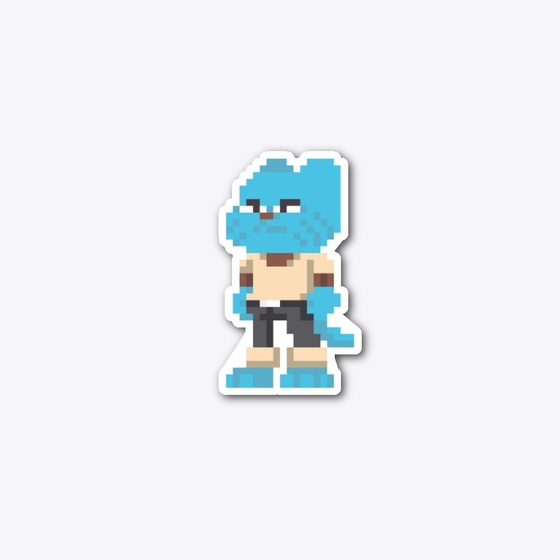 Pixel Art Gumball Products from jeyyywastaken