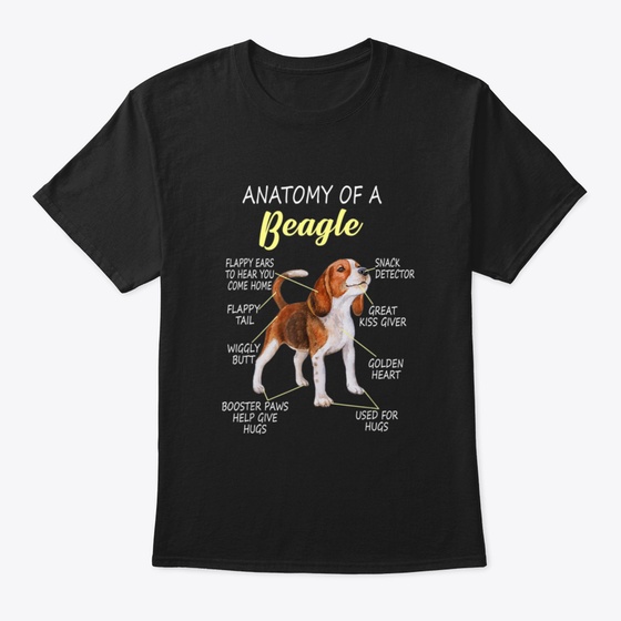 Anatomy Of A Beagle Gift For Dog Lover B Products