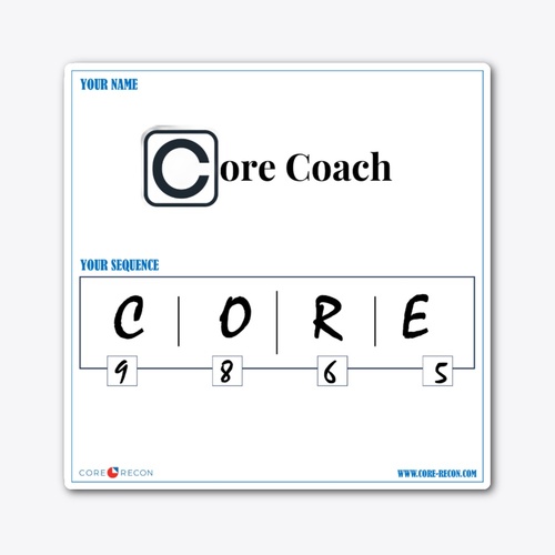 Core Coach Apparel - Stickers